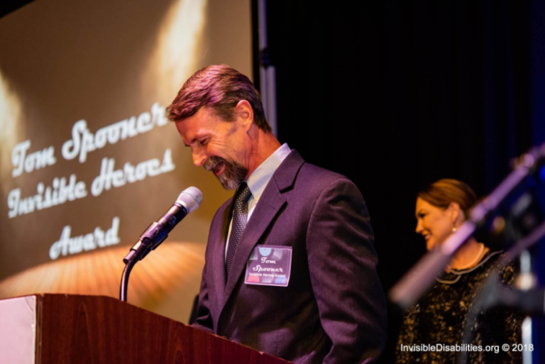 Tom Spooner Receives Invisible Hero Award - Warriors Heart